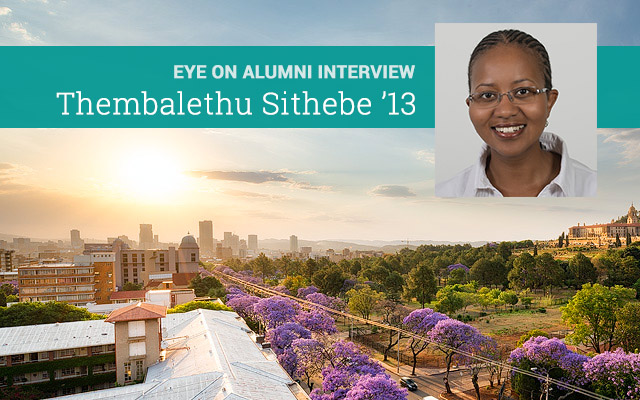 Eye on Alumni Interview: Thembalethu Sithebe '13 | News | BSE